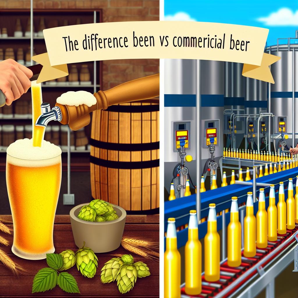 The Difference Between Craft Beer and Commercial Beer
